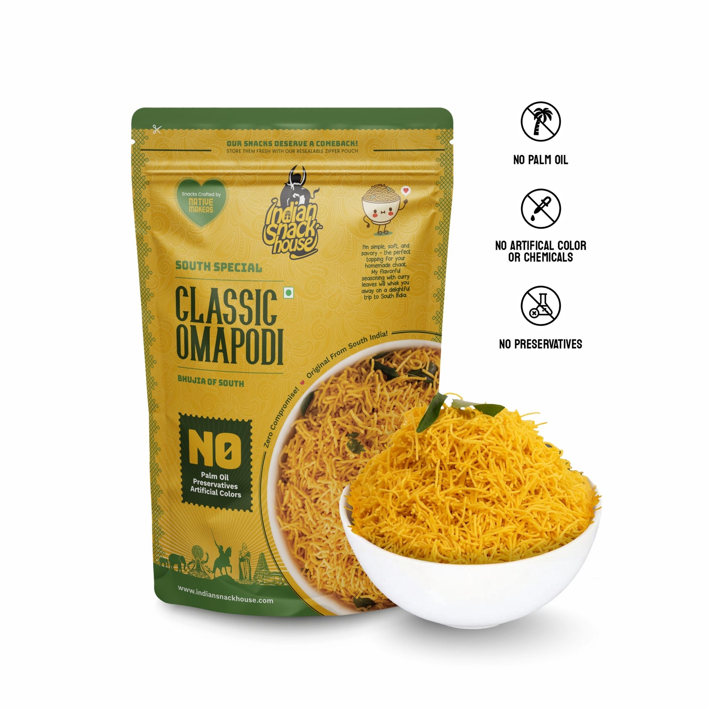 Classic Omapodi 125g – Indian Snack House