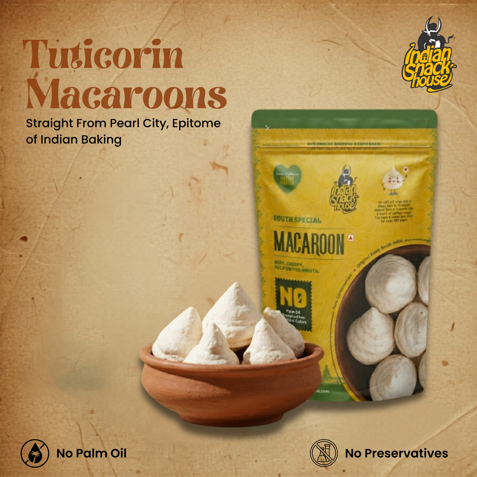 Tuticorin (Thoothukudi) Cashew Macaroons – Indian Snack House