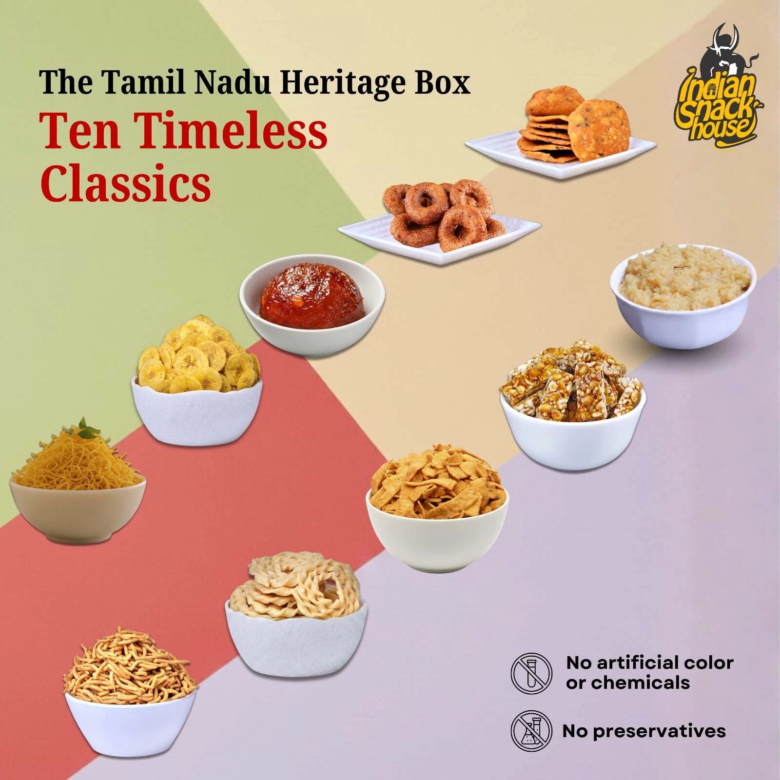 Ultimate Top 10 Native Tamilnadu Sweets & Snacks (1.275 Kg) – Best of ...